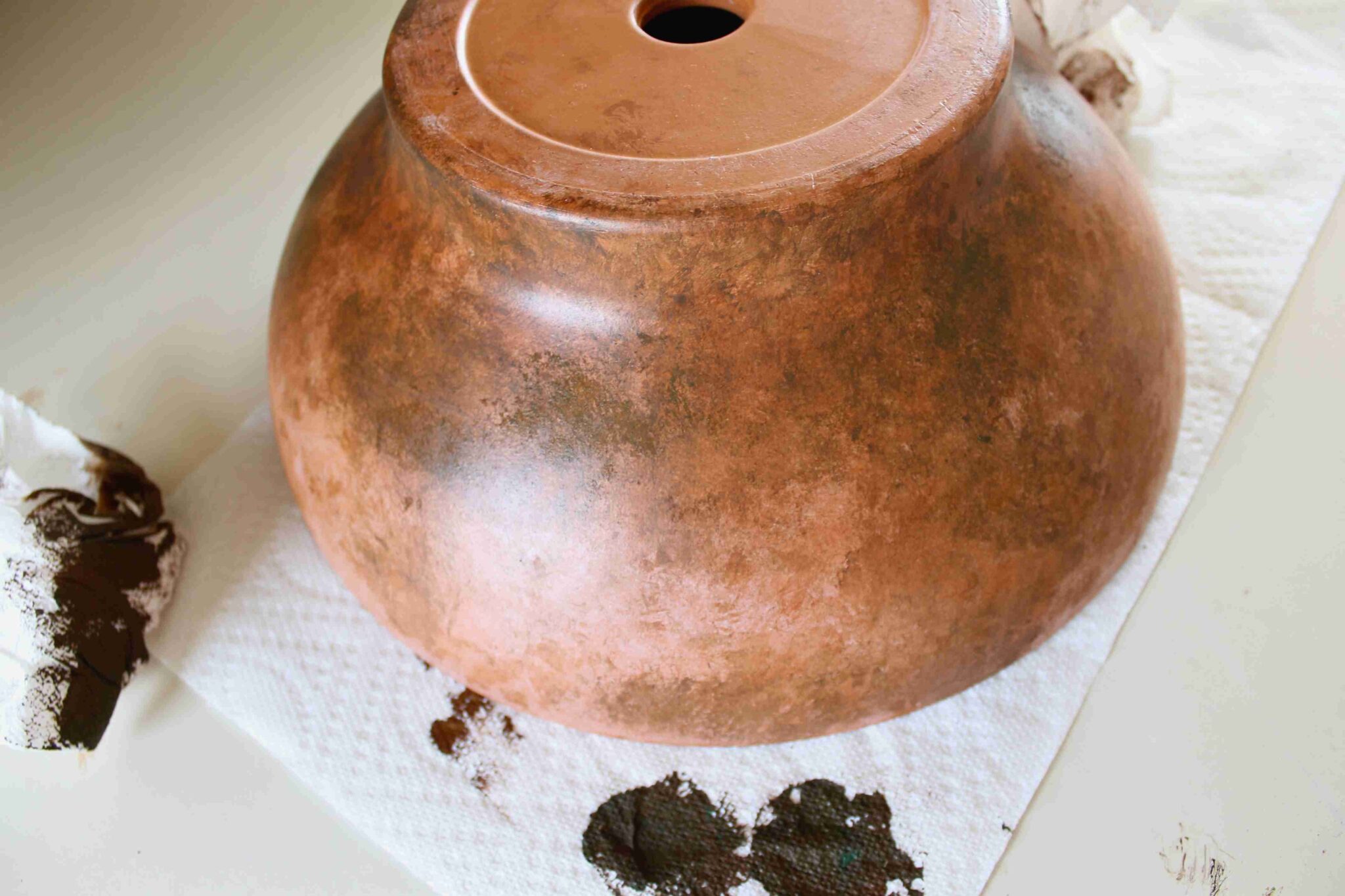 Easy DIY Vintage Terra Cotta Pot in Minutes - The Fairview Farmhouse