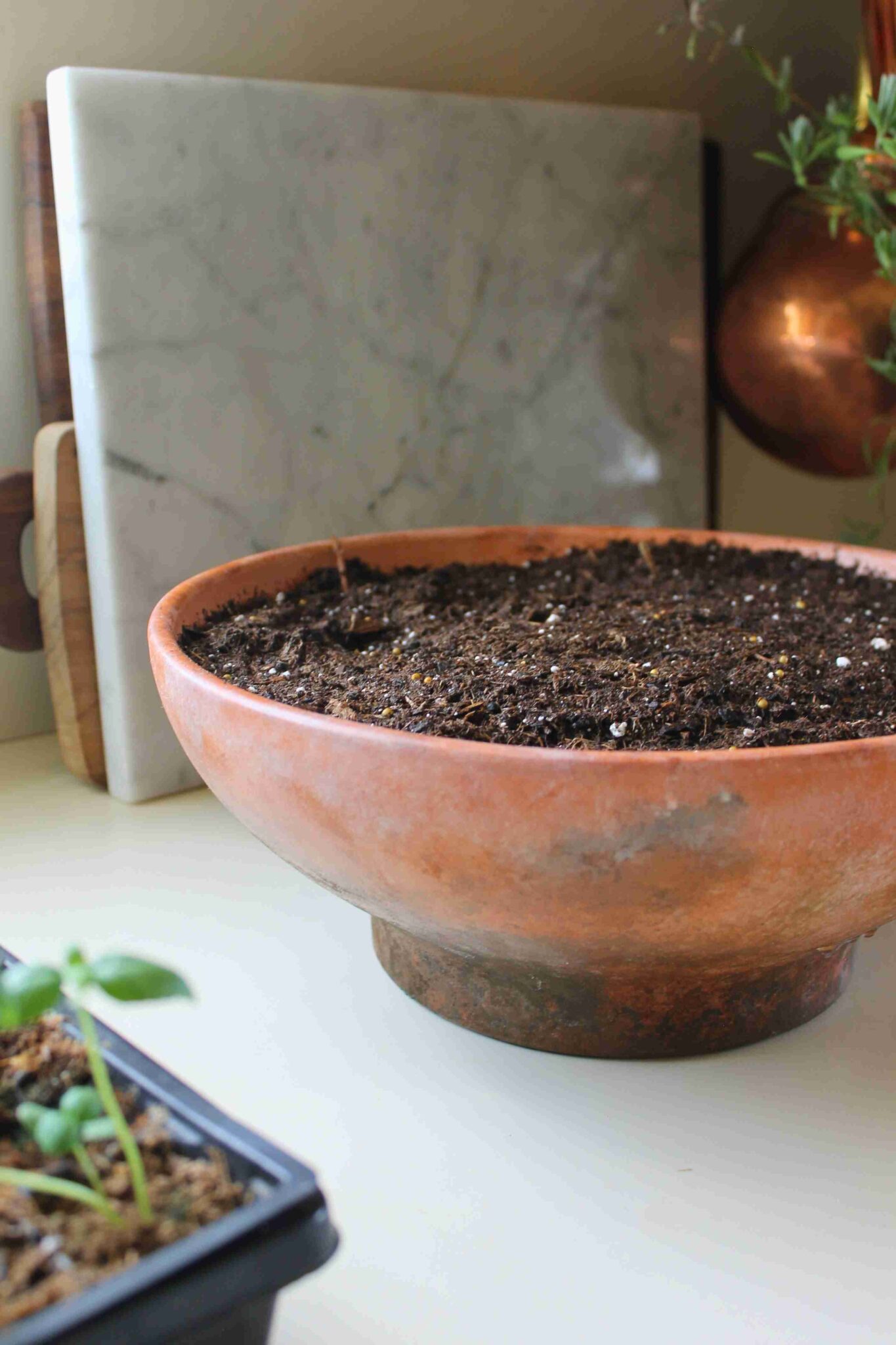 Easy DIY Vintage Terra Cotta Pot in Minutes - The Fairview Farmhouse