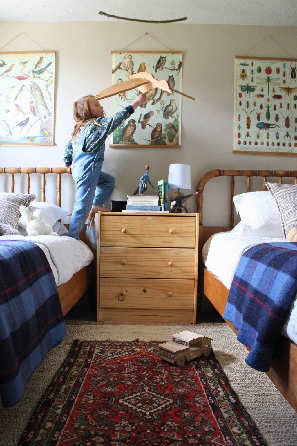 Country Style Boy's Bedroom In A 120-Year-Old Farmhouse - The Fairview ...