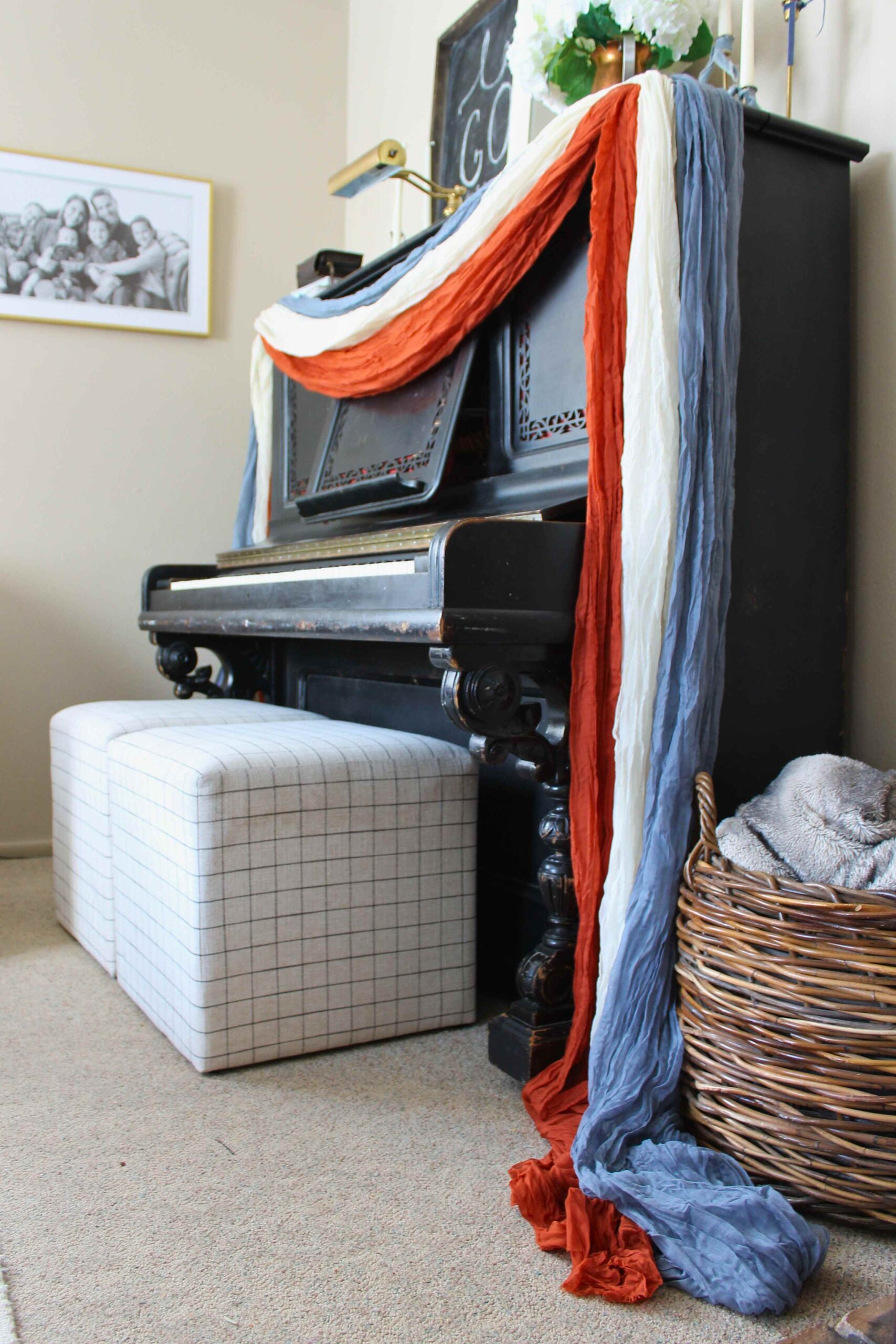 Quick and Inexpensive, Red, White, and Blue DIY Vintage Banner - The ...