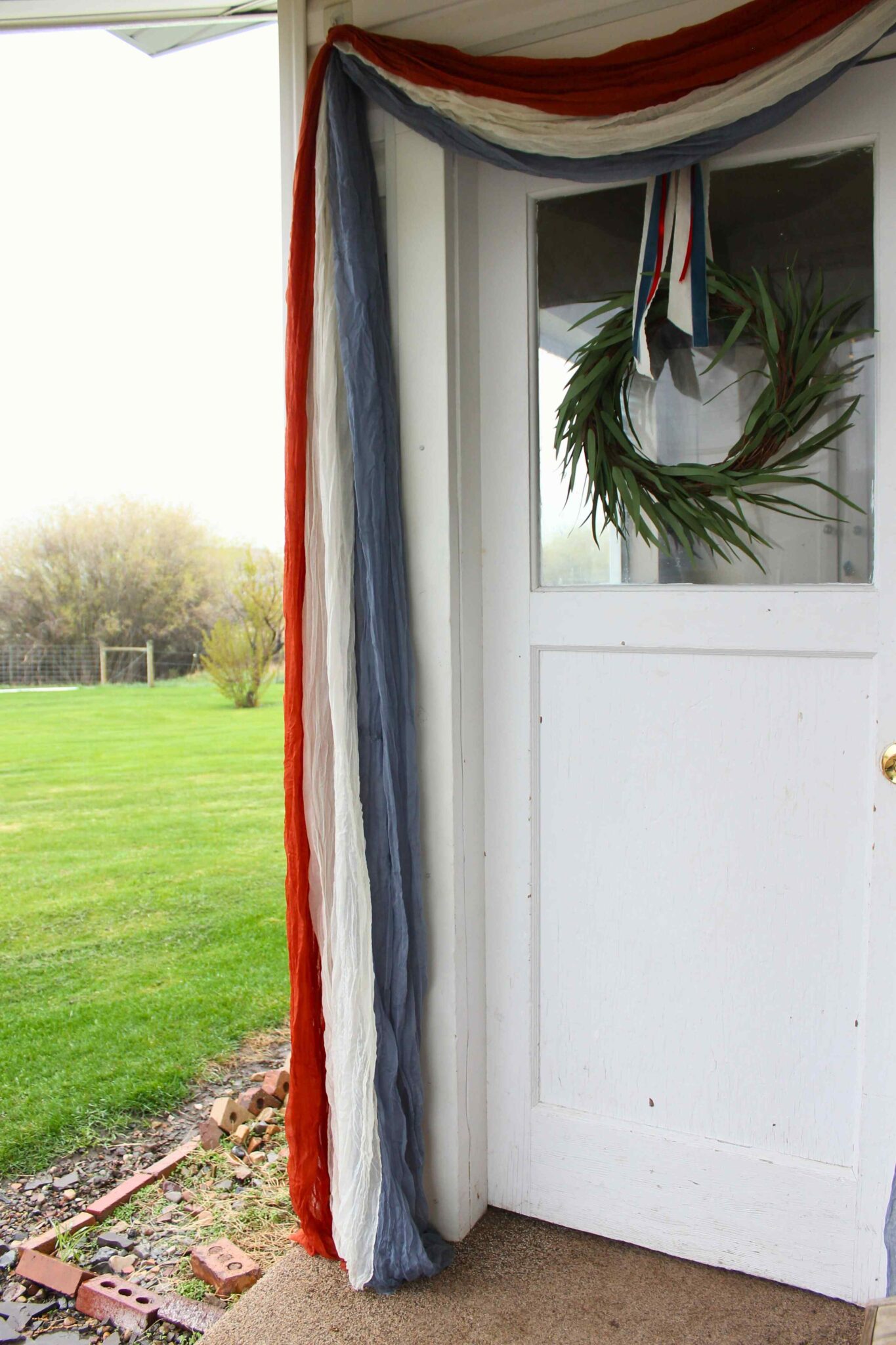 Quick and Inexpensive, Red, White, and Blue DIY Vintage Banner - The ...